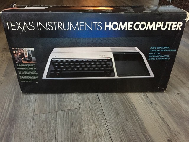 TI-99/4A Texas Instruments Home Computer arcade console system w/ game ...