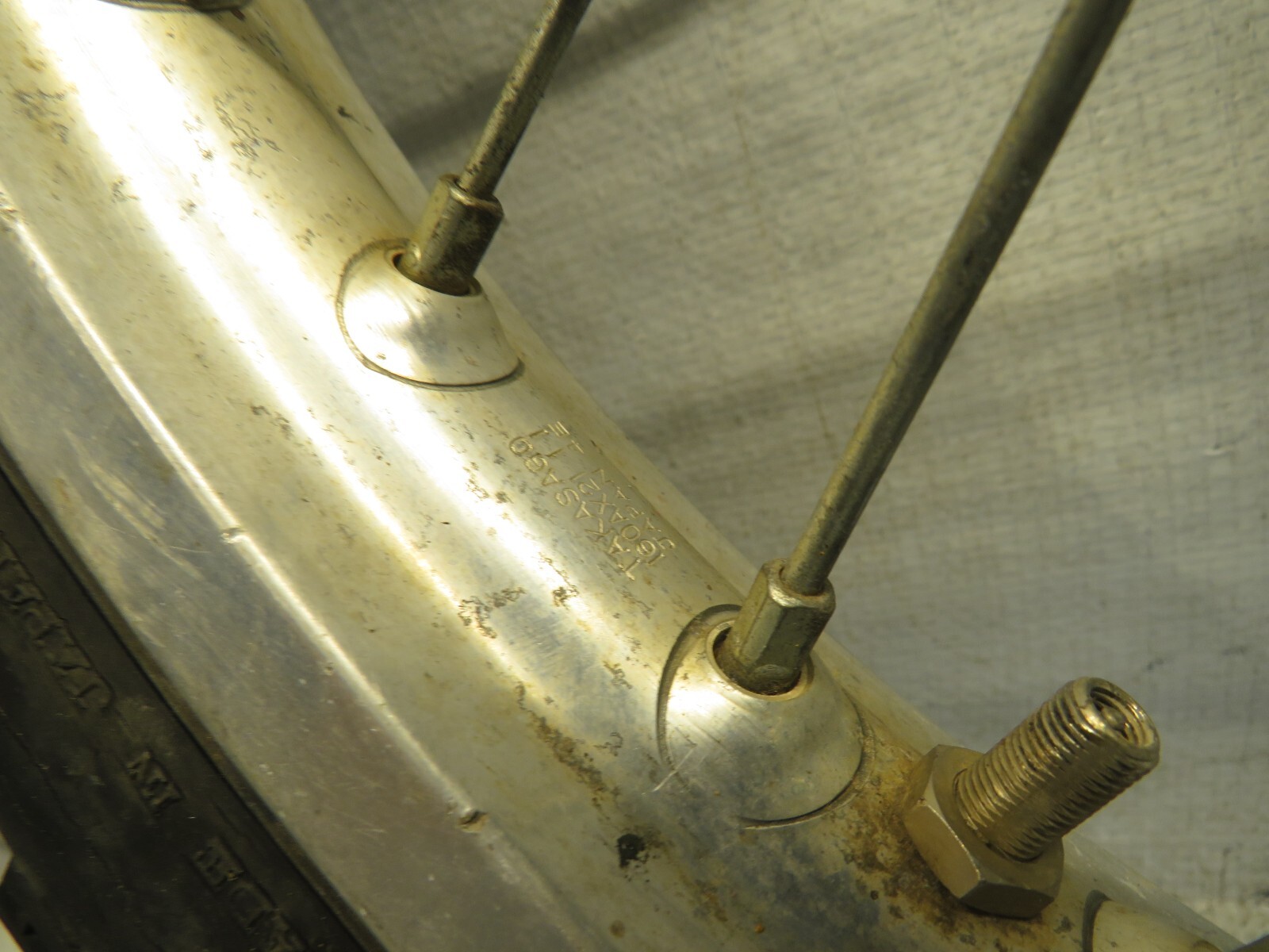 1974 SUZUKI EXACTA TRIALS RL250 OEM 21" FRONT WHEEL ASSEMBLY | eBay