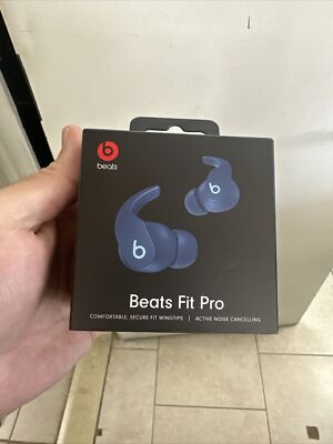 NEW BEATS FIT PRO-ACTIVE NOISE CANCELLING EARBUDS MPLL3/A TIDAL BLUE ...