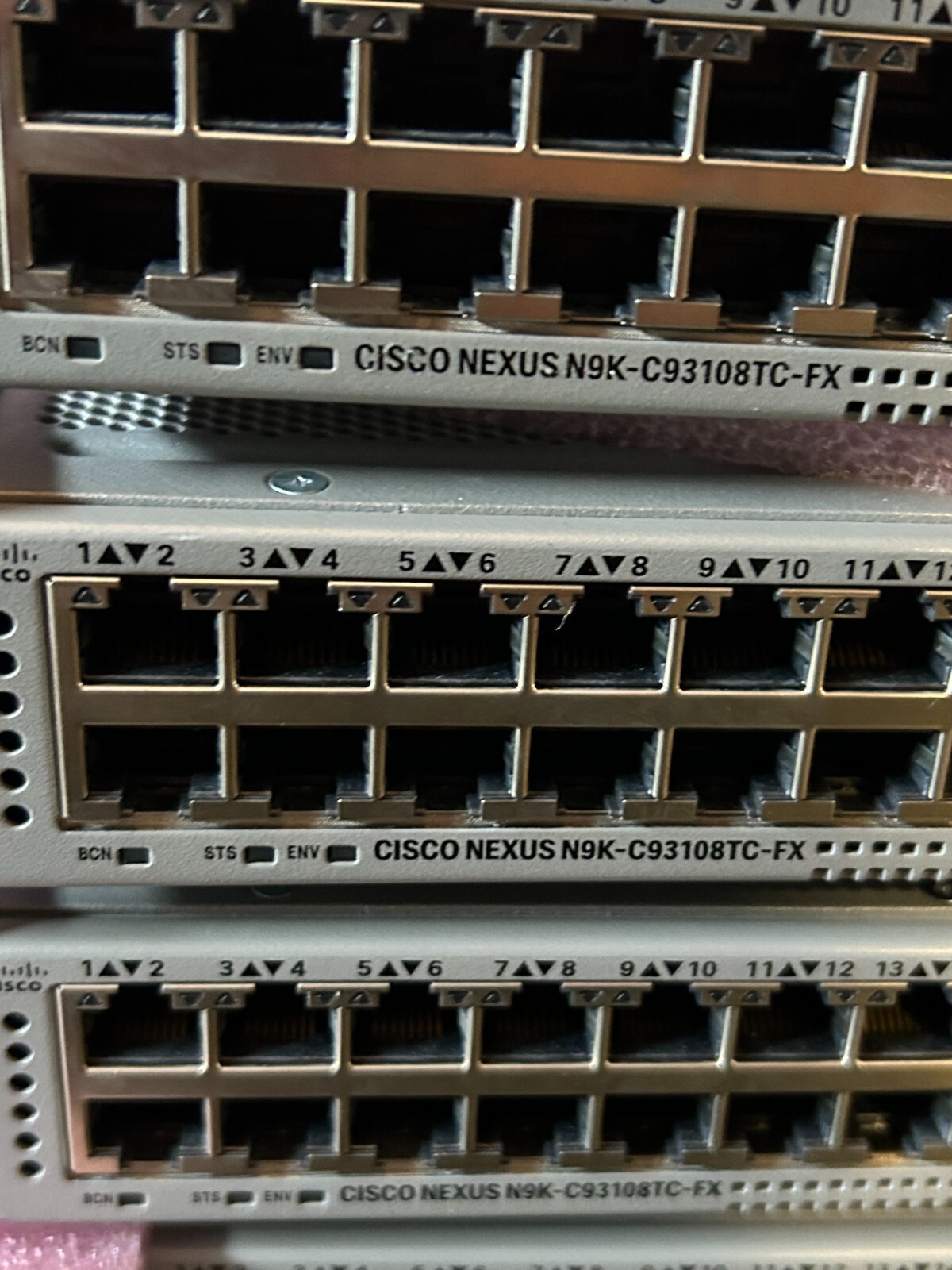 Cisco N9K-C93108TC-FX 48 Port 10GBase-T 6 Port QSFP 100G QSFP28 2x AC ...