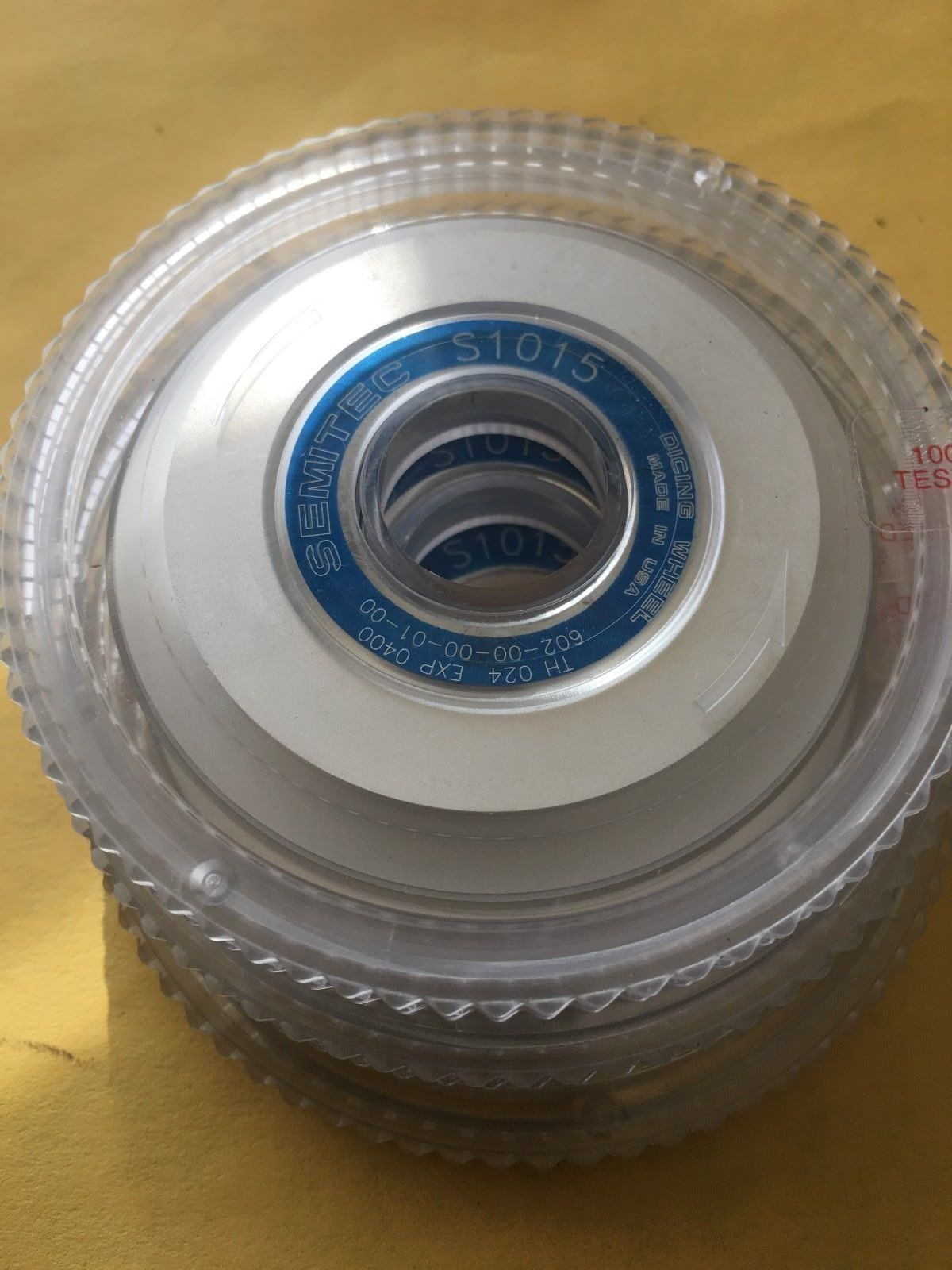 NEW (3) KULICKE SOFFA K&S Semitec S1015 SILICON DICING WHEEL FREE SHIP ...