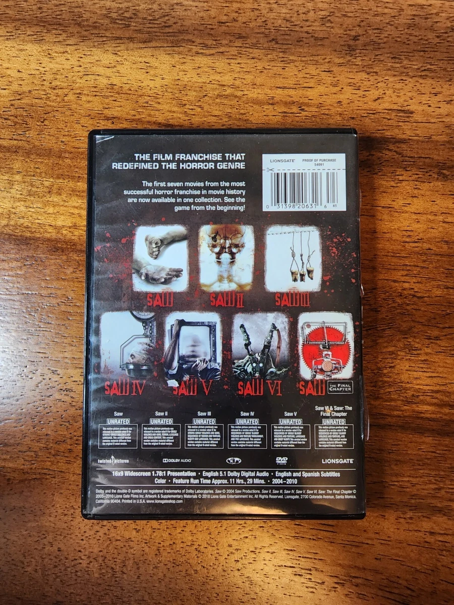 The Final Chapter Saw Vii Movie Poster