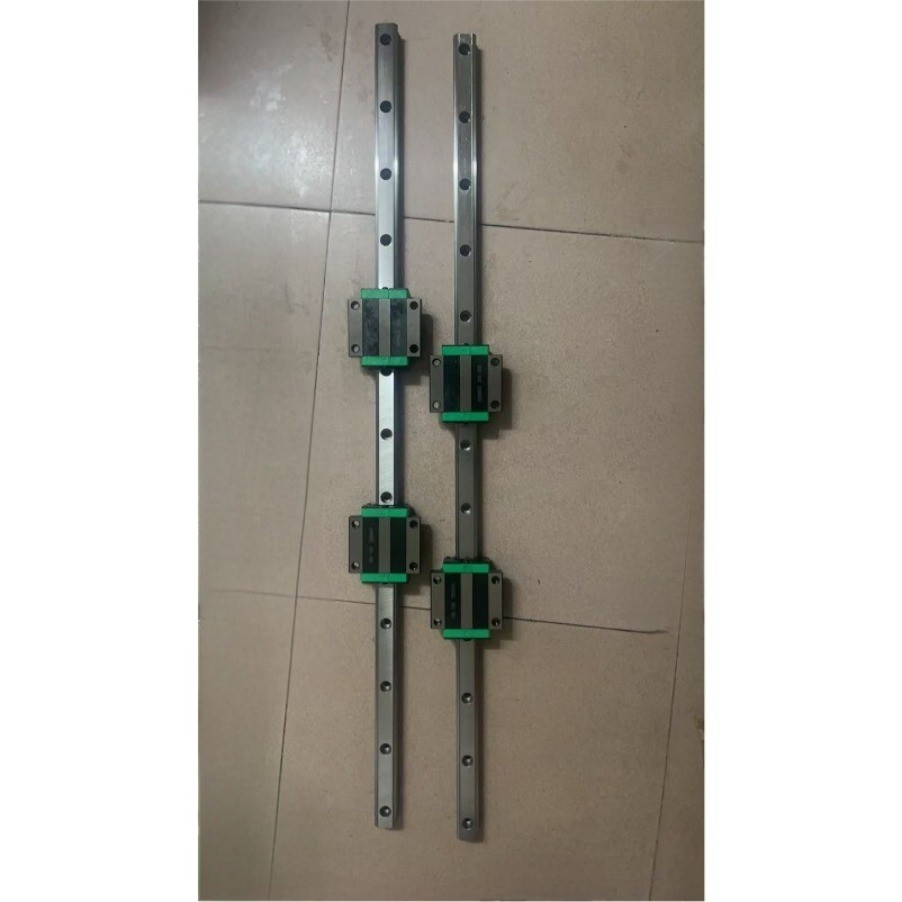 2 pcs HG30-1000mm Linear rail & 4 pcs HGW30CC Flange Block Bearing ...