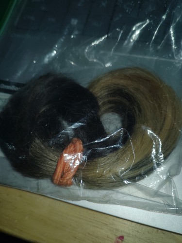 Brown/Light Brown Cut Ponytail Human Hair For Doll Hair | eBay