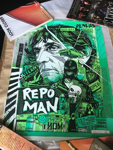 Repo Man Glow in the Dark Mondo Poster Art Print #56/220 | eBay