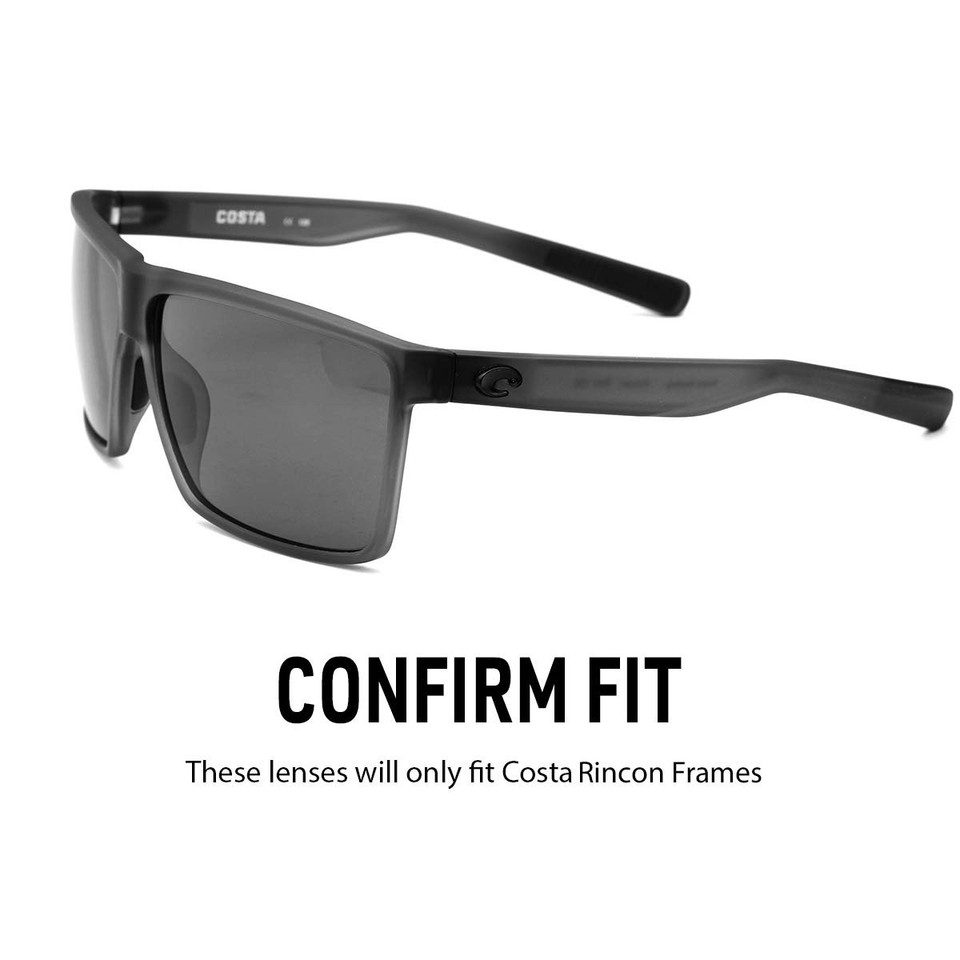 IKON LENSES Lenses for Costa Del Mar Rincon Sunglasses (Polarized ...
