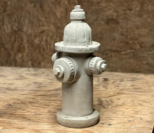 Concrete Fire Hydrant Statue Outdoor or Indoor Decor Water Pump ...