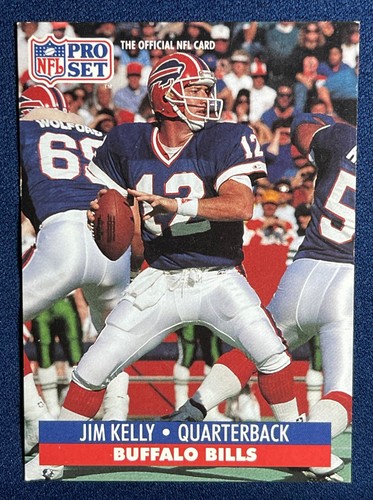 1991 PRO SET MOBIL FACT #78 JIM KELLY (BUFFALO BILLS) FOOTBALL CARD | eBay