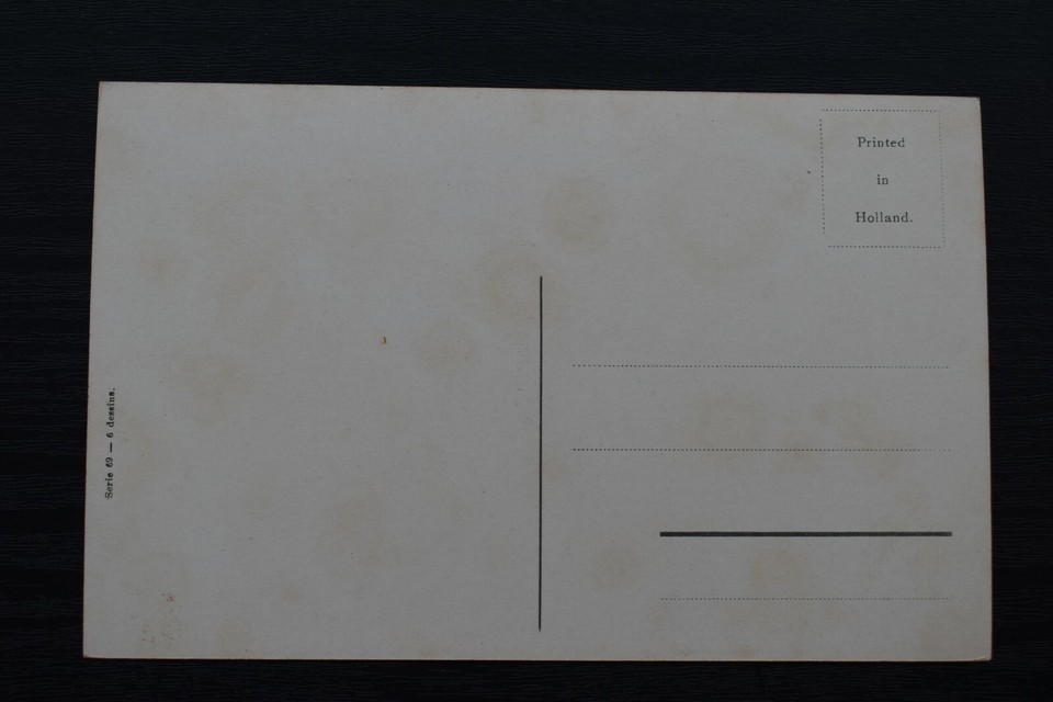 Vintage Postcard Dutch Milk Maid & Cart & Dogs Holland Unposted Artist ...