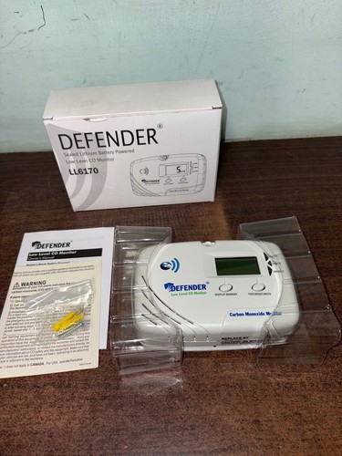 NEW DEFENDER LL6170 LOW LEVEL CO MONITOR SEALED LITHIUM BATTERY POWERED ...