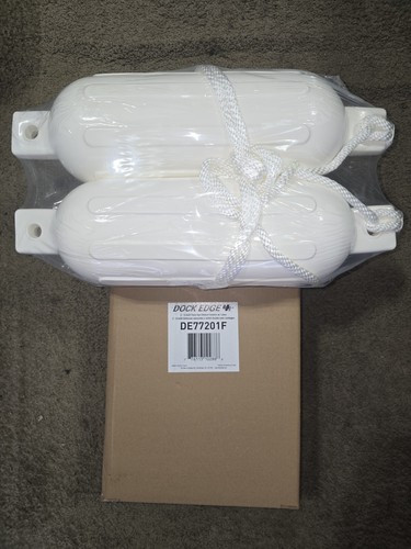 2 Dock Edge Twin Eye Dolphin Boat Fenders | eBay