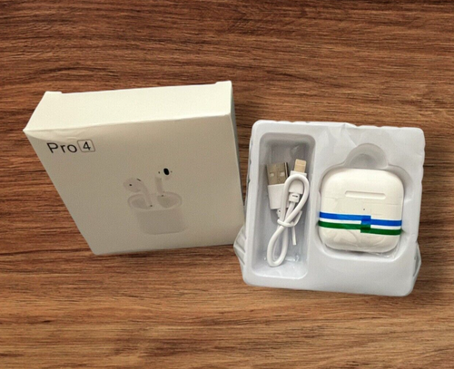 New Pro4 TWS Waterproof In-Ear Hi-fi Stereo Wireless Earbuds Sports Hot ...