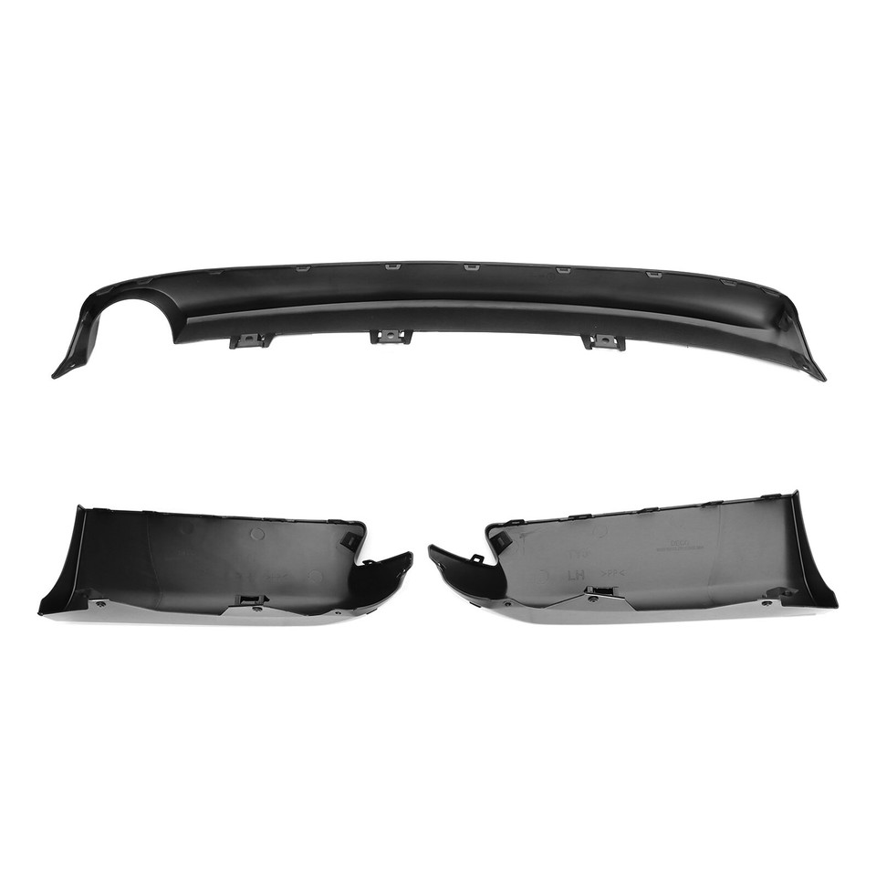 3Pcs Rear Bumper Lip & Lower Spoiler LH+RH For 2011-2013 Toyota Corolla ...
