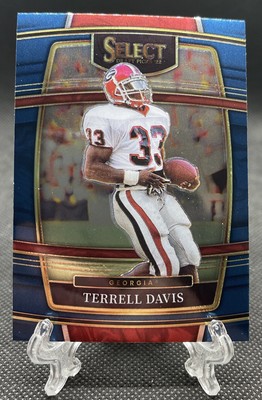 2022 PANINI SELECT DRAFT PICKS BLUE #57 TERRELL DAVIS CONCOURSE GEORGIA ...