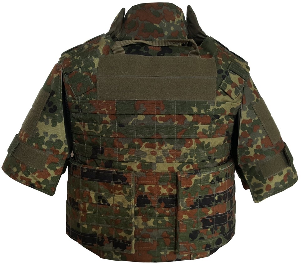 Tactical Vest Flecktarn size M Plate Carrier MOLLE "Shark" | eBay