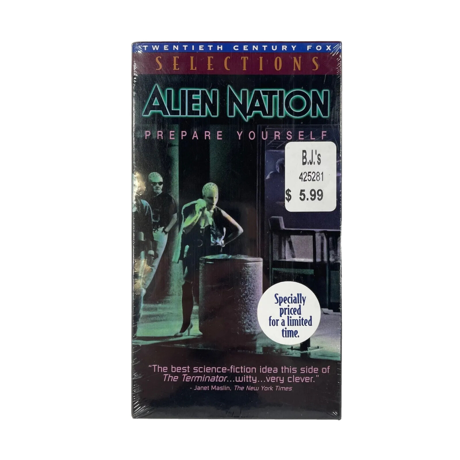 Alien Nation VHS Cassette Tape SciFi Movie RARE Sealed Original Box ...