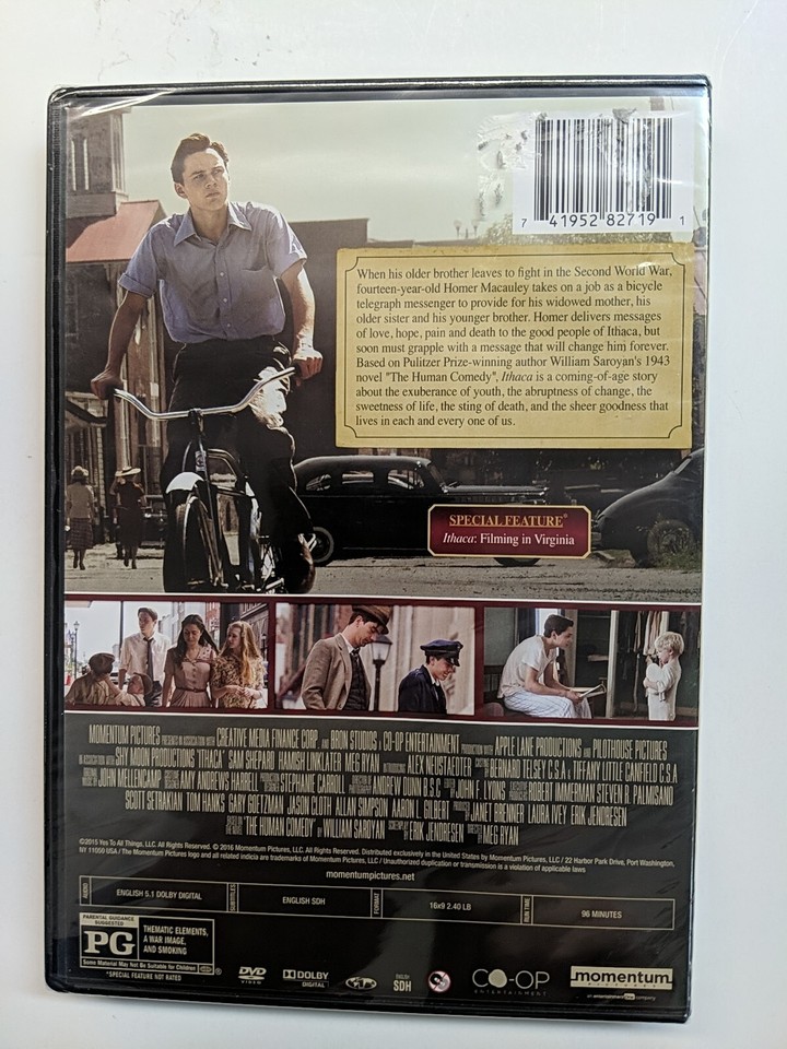 Ithaca (DVD, 2016) 741952827191 | eBay