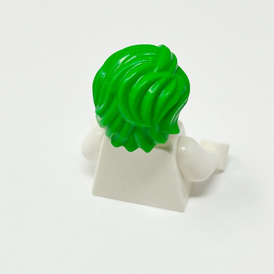 43753 LEGO Minifigure Hair JOKER Dark Knight Swept Back Tousled Bright ...