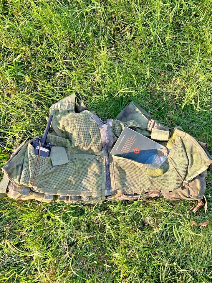 USGI ACU FLC Split Rig Vest, Full Load Out, Modified, Dyed Camouflage ...