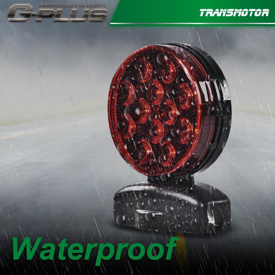 Magnetic Tow Light Trailer Truck Tail Break Turn Stop Towing LED Lights ...