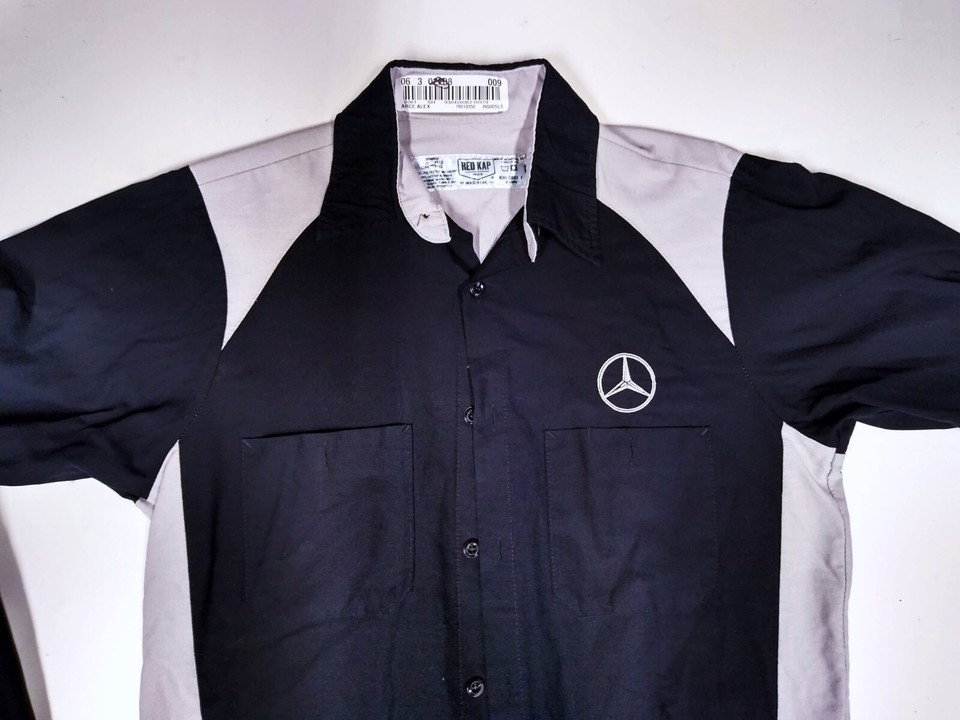 Red Kap Mechanic Technician Uniform Mens Work Shirts Automotive ...