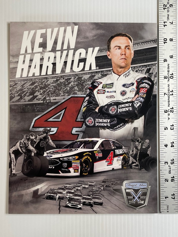 Kevin Harvick #4 Hero Card (2018) Jimmy John's Racing *NASCAR* (8.5 X ...