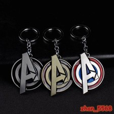 Marvel Avengers Captain America Shield Alloy Key Chains Keychain Keyfob ...