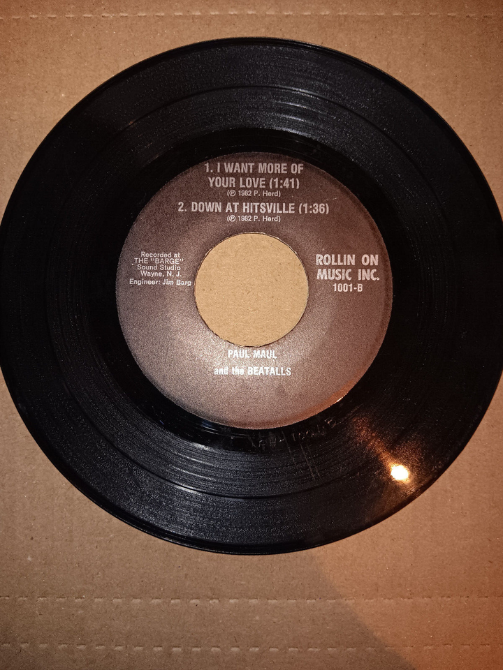 Paul Maul And The Beatalls Break The Ice More Of Your Love Super Rare ...