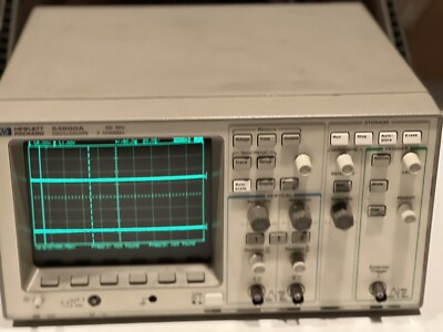 HP 54600A Oscilloscope 100MHZ 2 Channel | eBay
