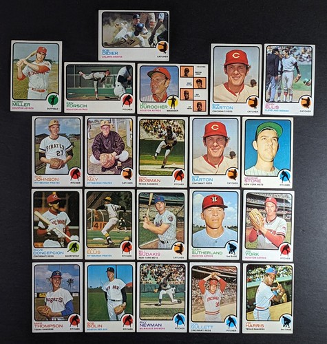 1973 Topps Baseball Set Break High Numbers 21 Cards | eBay
