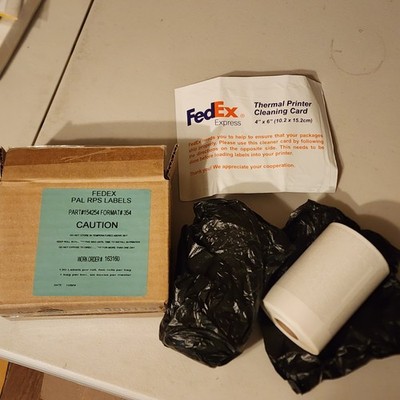 Fedex Thermal Shipping PAL RPS Labels - 2x Roll 130 Labels a Roll (Part ...
