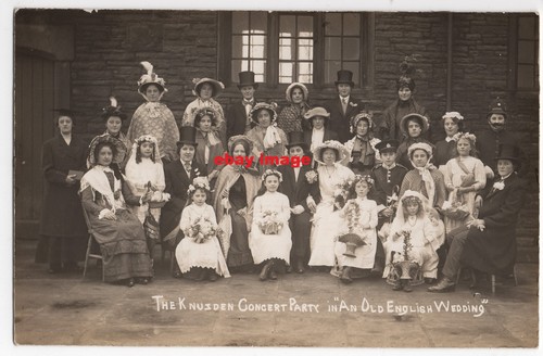 RPPC - KNUZDEN CONCERY PARTY, nr Stanhill, Oswaldtwistle, Blackburn ...