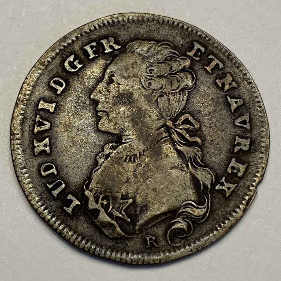 1788 France Louis XVI 1700’s Bordeaux Statue Coin Token Optimo Principi ...
