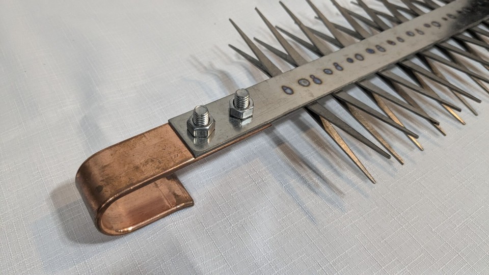 Aluminum Anodizing Titanium Rack 24" 50 stations 2 way Anodize Holder ...