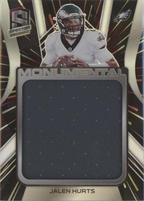 2020 Panini Spectra - Monumental Memorabilia Jalen Hurts #22 Hyper /75 ...