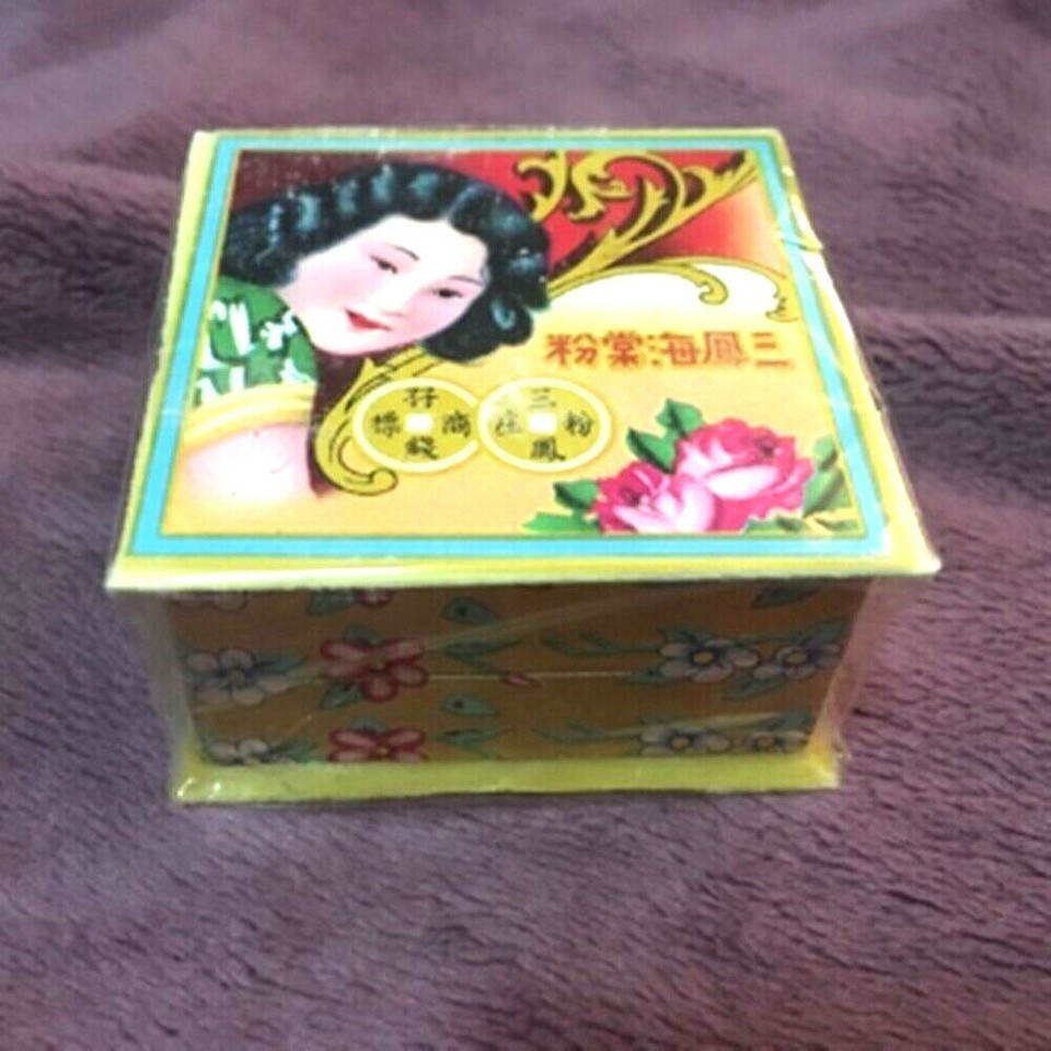 4x Sam Fong Hoi Tong Chinese Traditional Pressed Powder Polish Silver ...