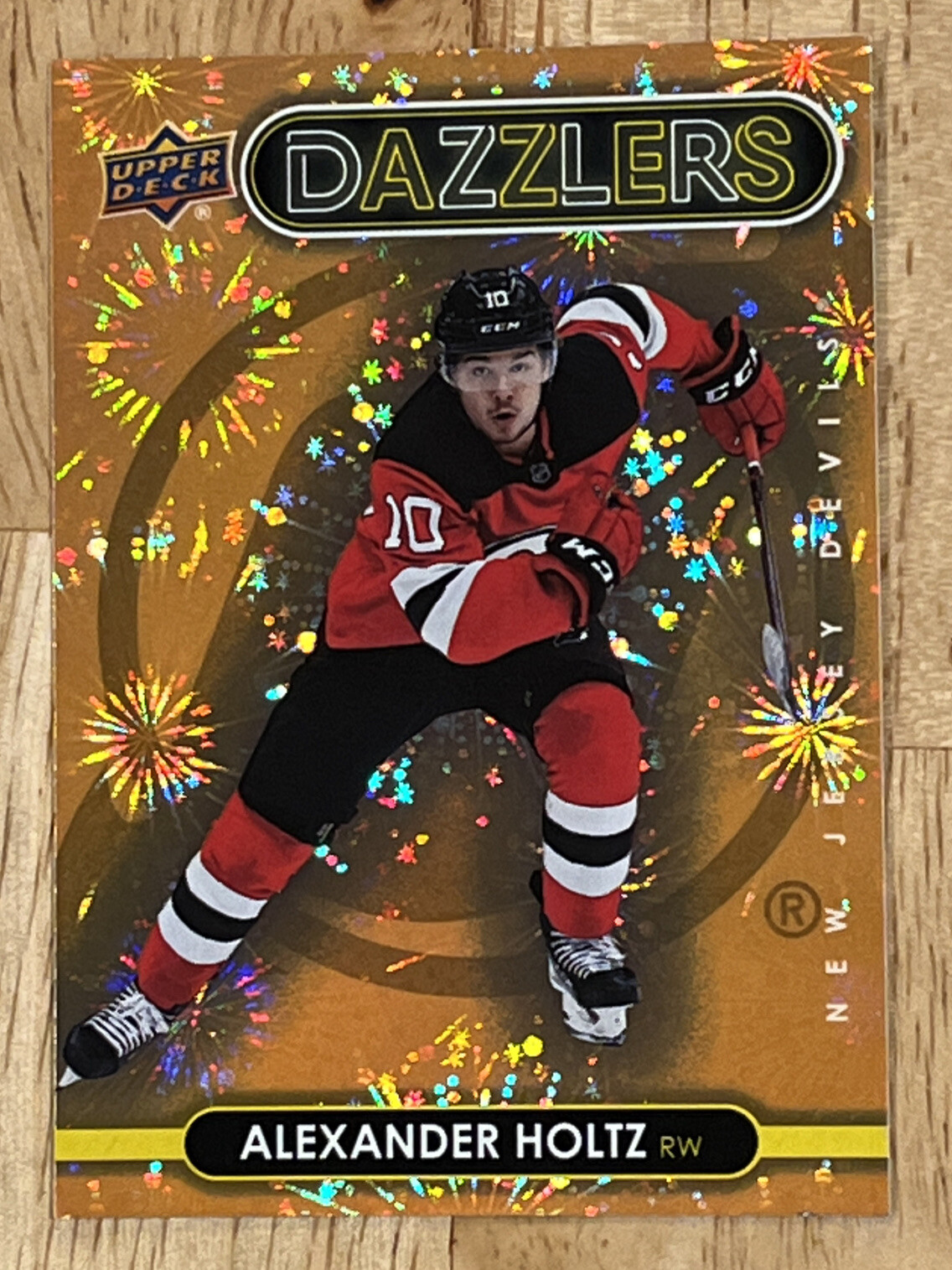 2021-22 Upper Deck Extended ALEXANDER HOLTZ Orange Dazzlers #DZ-124 RC ...