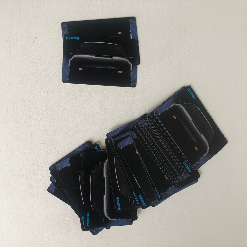 1990 Mazda RX7 Promotional Playing Card Deck Memorabilia Car ...