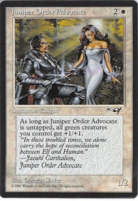 Juniper Order Advocate *Uncommon* Magic MtG x1 Alliances SP | eBay