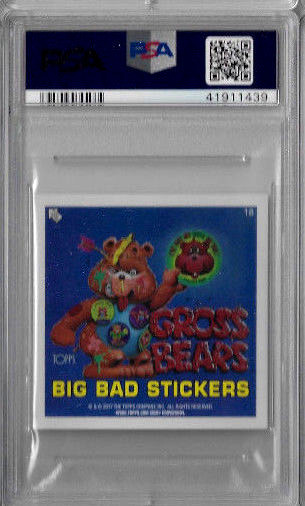 2017 Garbage Pail Kids CYCLOPS BEAR Battle of Bands Gross Bears PSA 10 ...