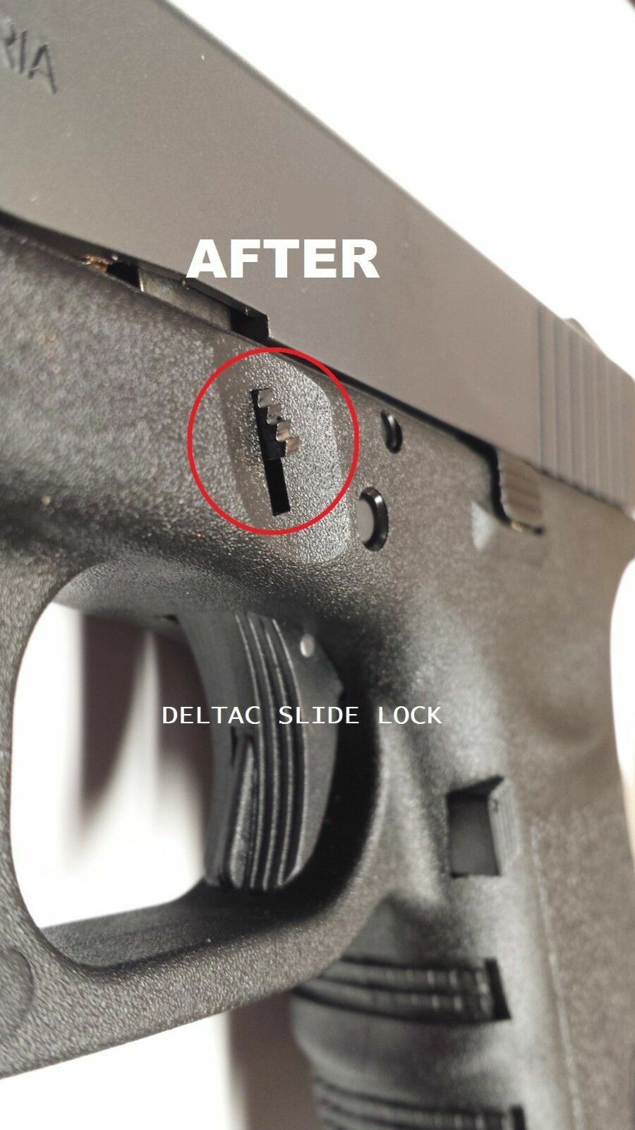 DELTAC® Extended Slide Lock Lever For Glock 17 19 23 30 31 32 33 34 35 ...