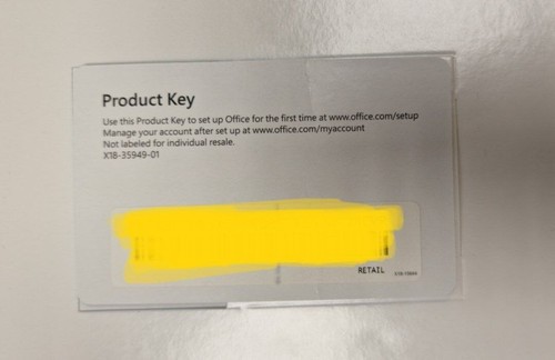 Microsoft Office 2013 Home & Business Product Key Card in Box, No Disc ...