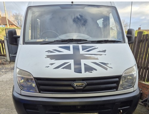 EXTRA LARGE 30" union jack flag vinyl car bonnet side sticker camper ...