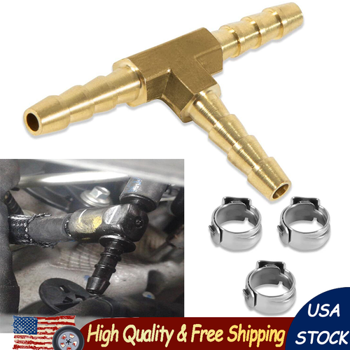 Fuel Injector Return Line Tee T Fitting For 11-20 Ford 6.7L Powerstroke ...