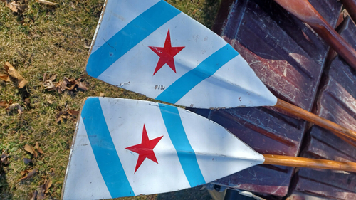 Vintage Pair, VGC, Elegant Wood Sculling Blades/Oars, for Racing Rowing ...