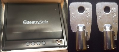 GC12 2 NEW KEYS Sentry Pistol Safe Code GC12 Handgun Key Models QAP1E ...