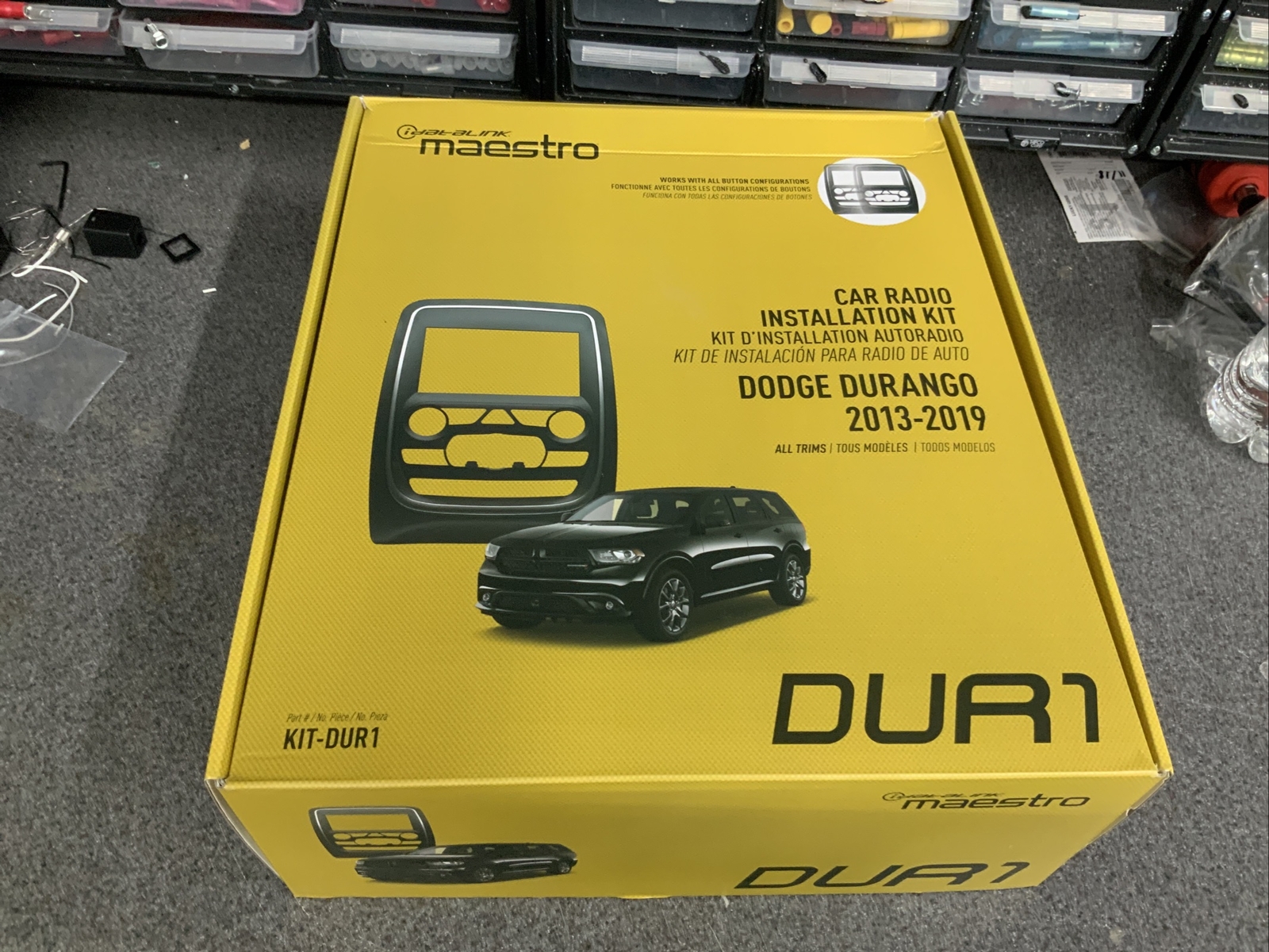 iDatalink KIT-DUR1 Dash Kit 2014+ Dodge Durango Maestro Brand New ...