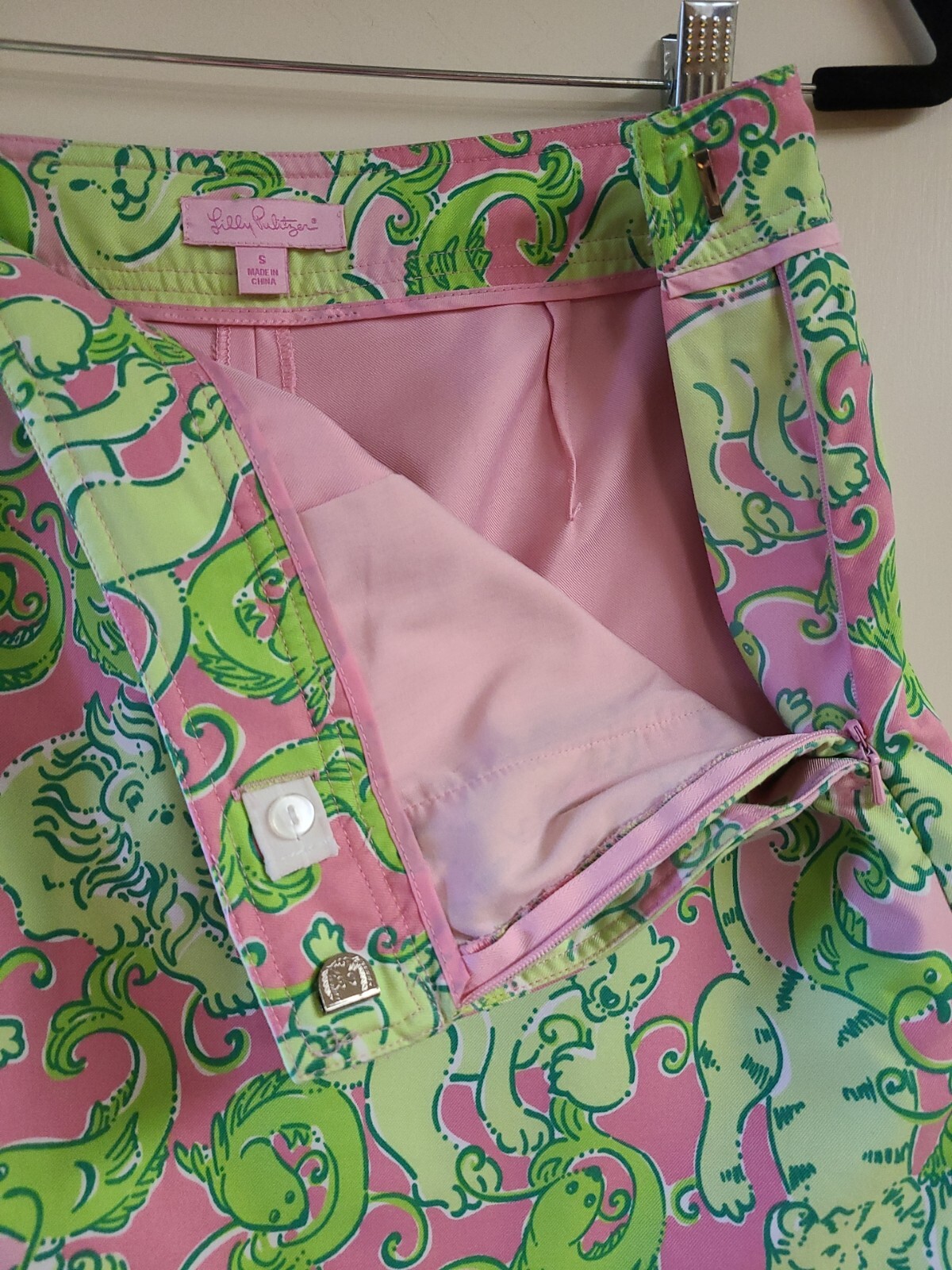 Vintage Lilly Pulitzer Fried Catfish Skort Skirt Size… - Gem