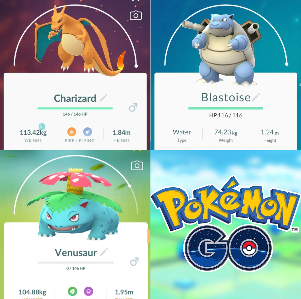Pokemon Charizard Vs Blastoise Vs Venusaur Venusaur & Charizard