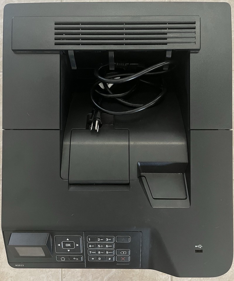 Lexmark MS823dn Monochrome Laser Printer - Dual Tray - 65 ppm 1200 DPI ...